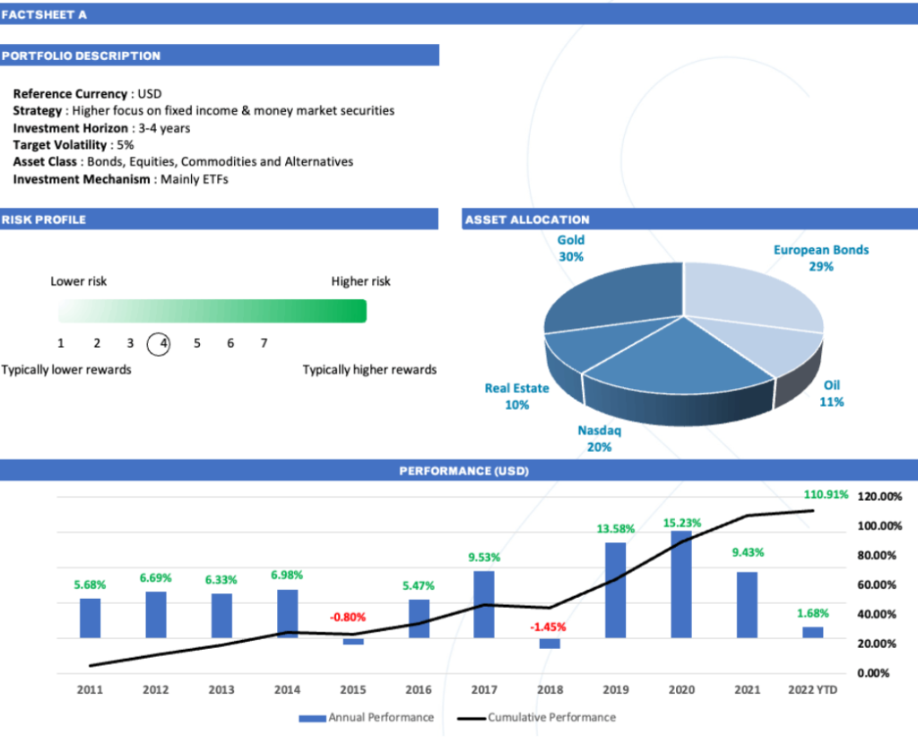Portfolio Model – Strategia